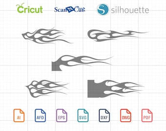Flame Dwg Files - Etsy