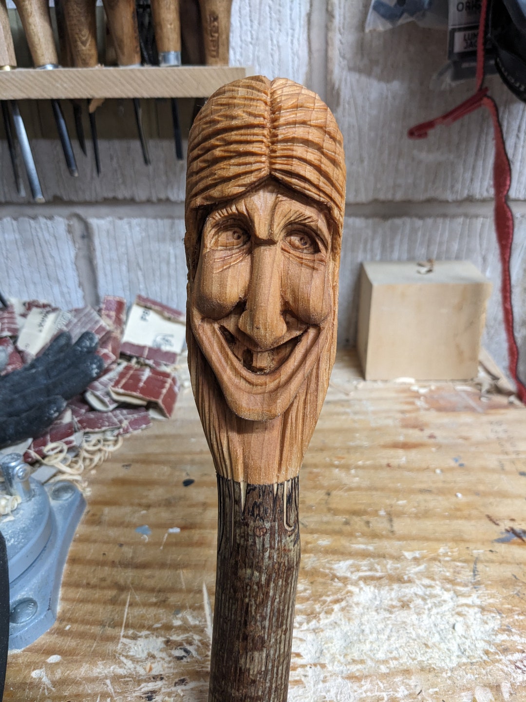 Witch Walking Stick - Etsy