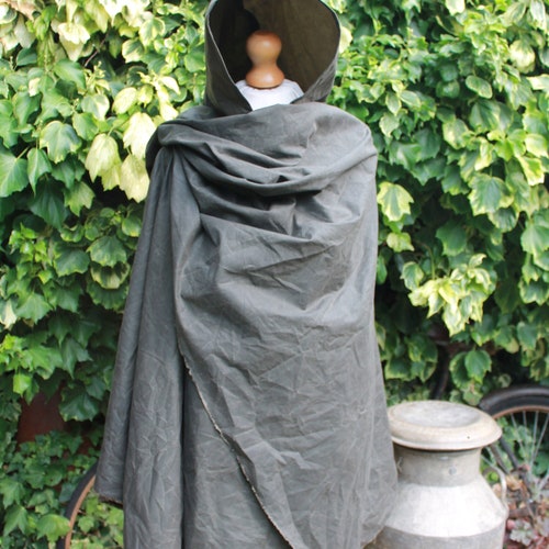 Waterproof Hooded Ranger Cloak Ruana Wrap Poncho Green - Etsy