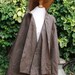 Waterproof Hooded Ranger Cloak, Ruana Wrap Poncho - Brown, Medium ...