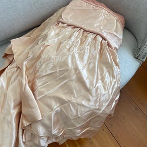 Sooo Gorgeous Rare PINK Cotton With Peach Silk Taffeta Cotton Lined ...