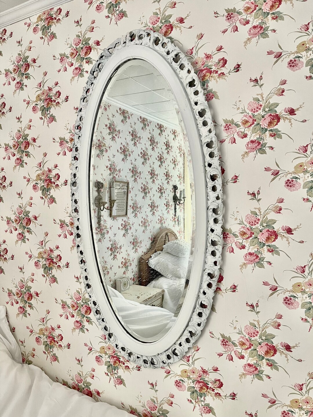 Stunning Large 4 Foot 19th Century Ornately Carved French Wall Dressing ...