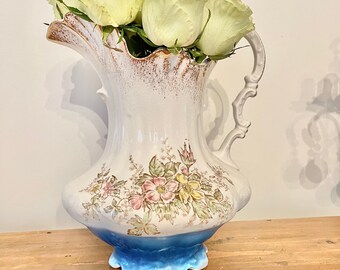 Pretty Water Pitcher - Etsy
