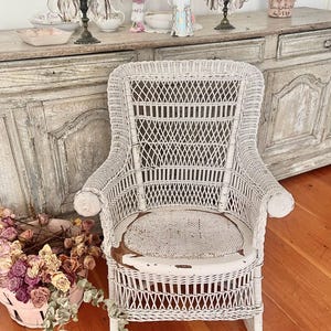Shabby Chic Wicker Etsy