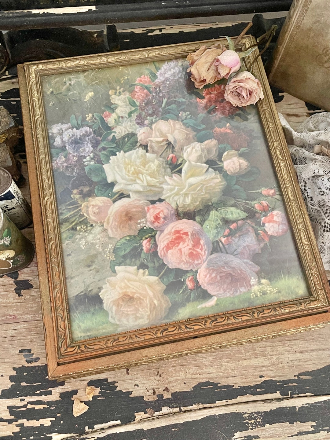 THE Most Stunning Rare Large Gilt Wood Victorian Portable Boudoir ...