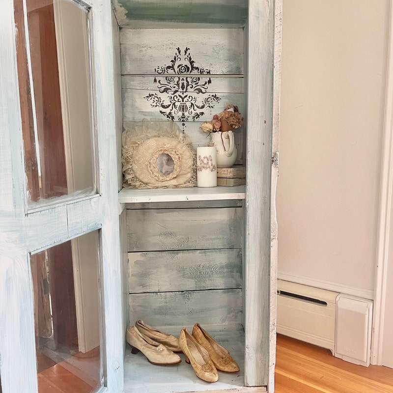 Shabby Chic Cabinet - Etsy