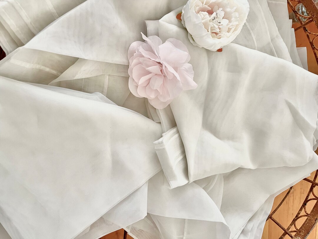 Lovely New Old Stock Dacron Cottage Curtain Panels for Layering or ...