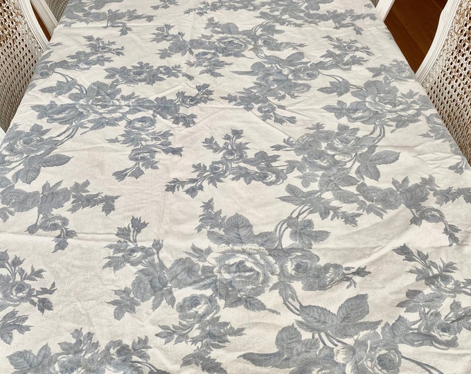 Lovely Hand Sewn Muted Climbing Rose Large Tablecloth Shabby Chic - Etsy