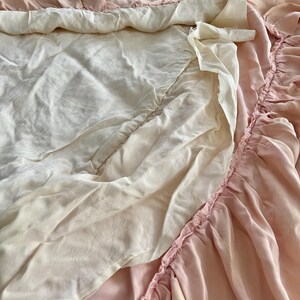 Sooo Gorgeous Rare PINK Cotton With Peach Silk Taffeta Cotton Lined ...