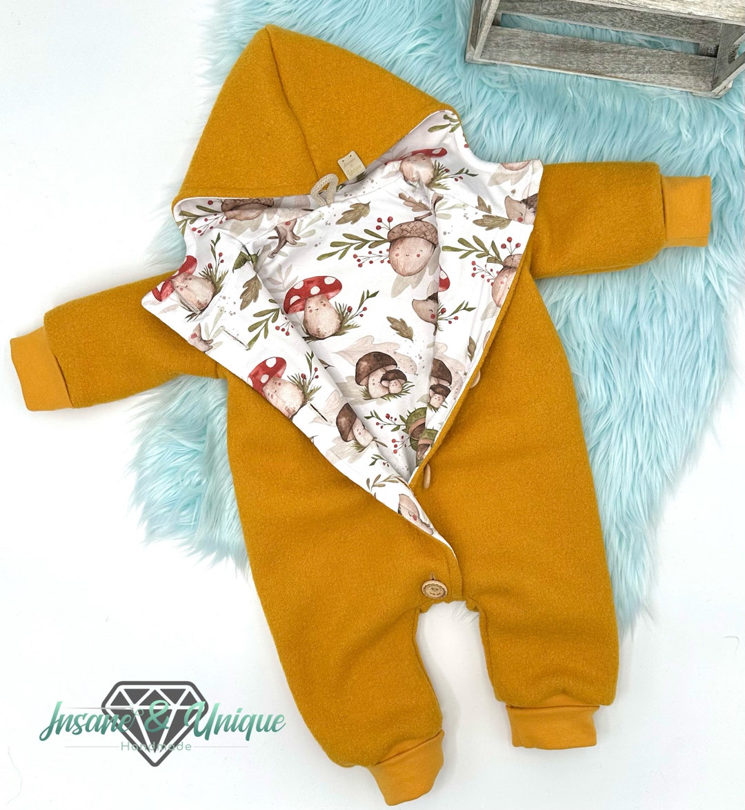 Wool Suit / Wool Overall for Children and Babies / Many Fabrics to ...