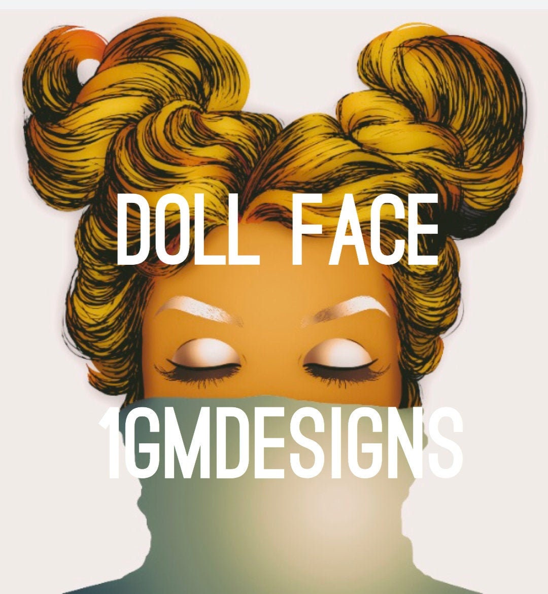 Doll Face African American Woman - Etsy