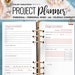 2021 Personal Size Project Planner A6 Project Planner - Etsy