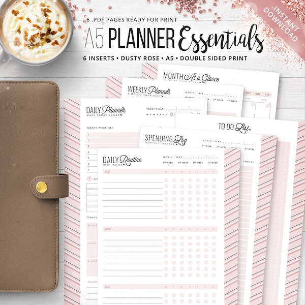 Printable Planner - Etsy