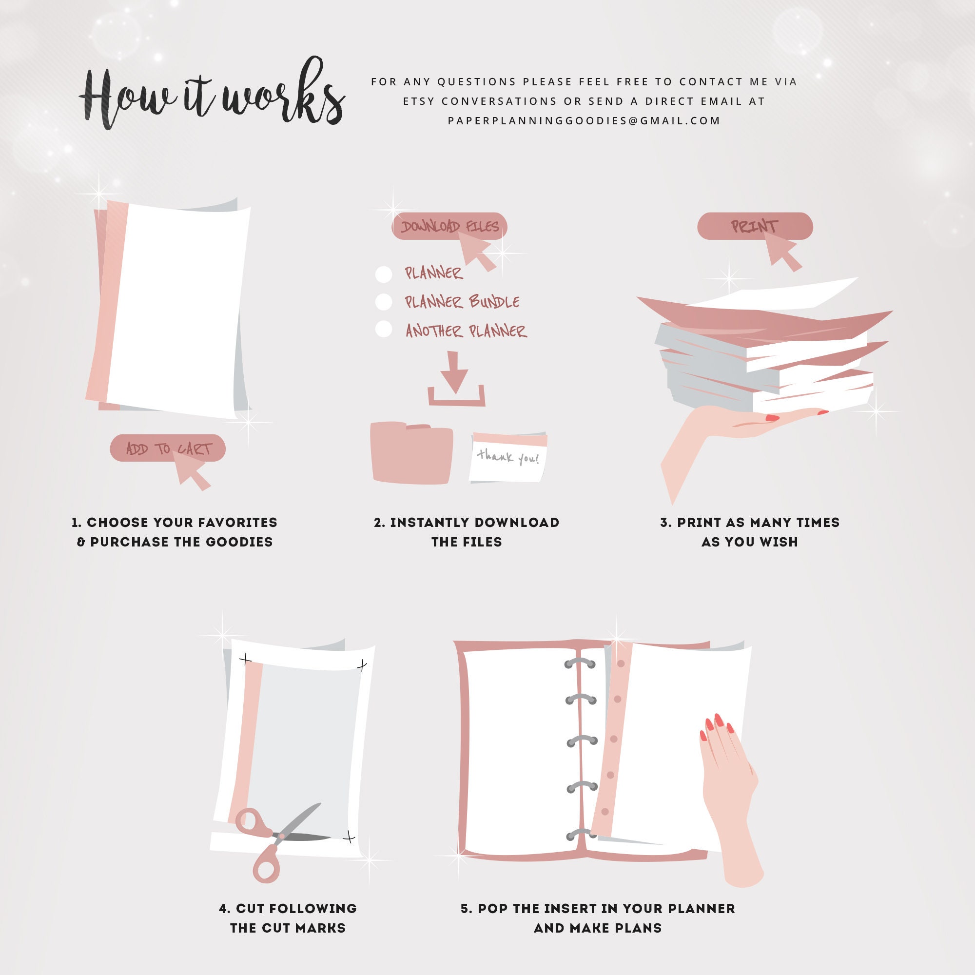 Order Form Classic HP Insert Big HP Insert Printable | Etsy