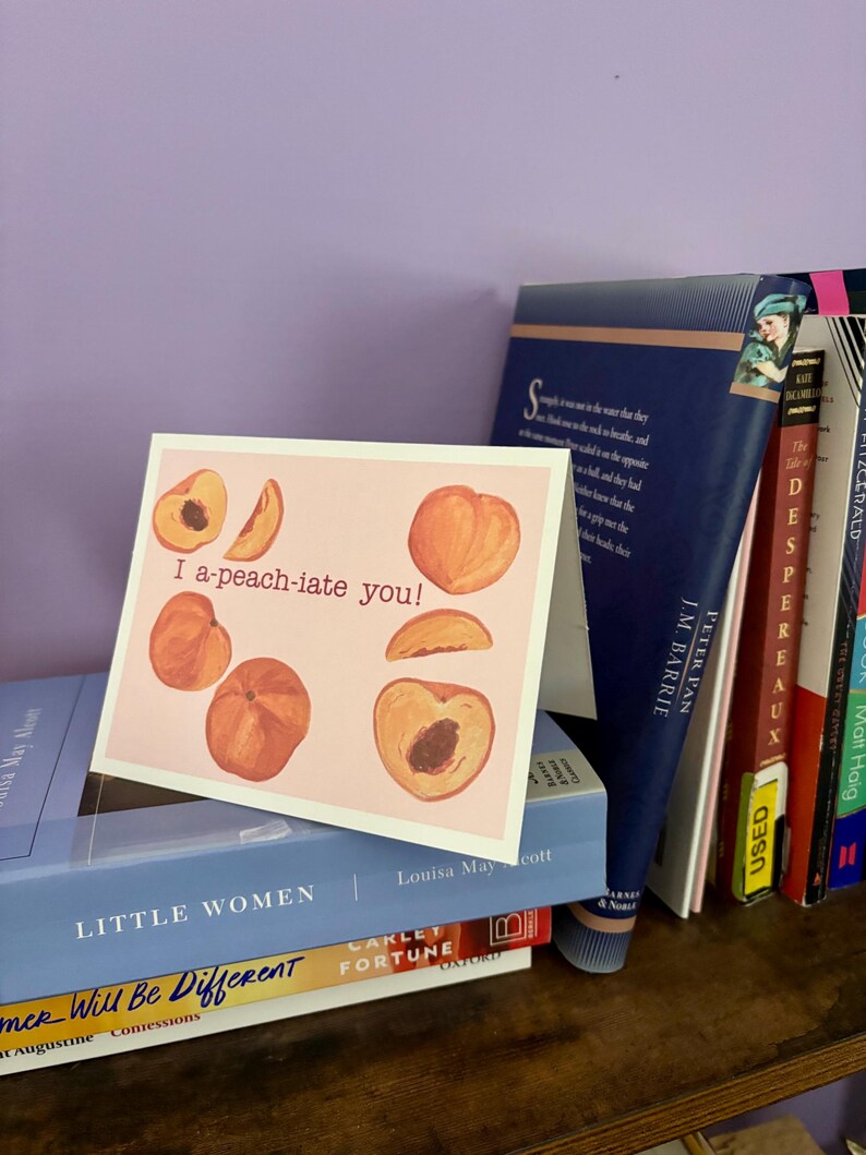 Appreciation Peach Card | Digital Download - Etsy