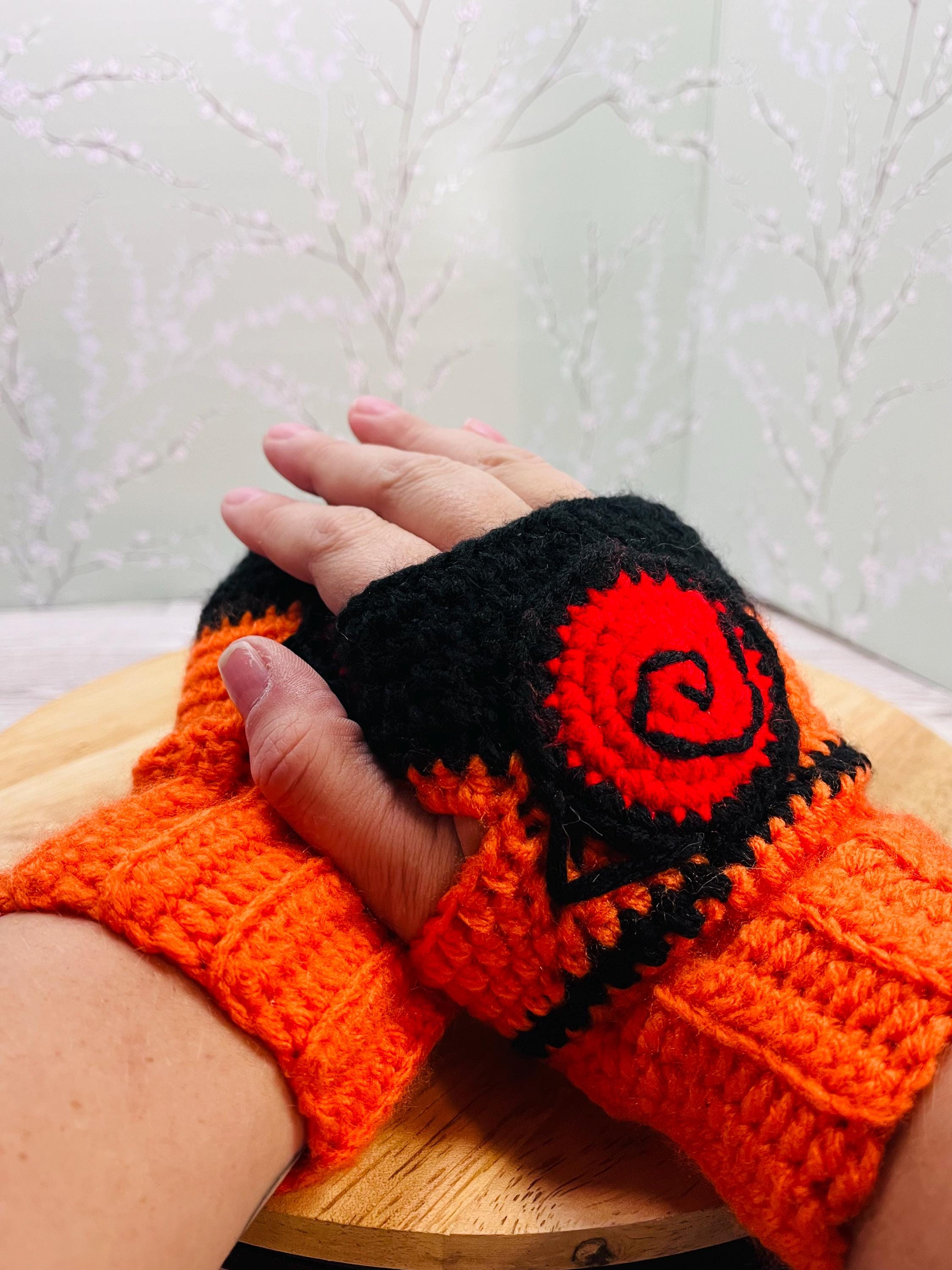 Crocheted Naruto-themed Fingerless Gloves for the Shinobi in You ...