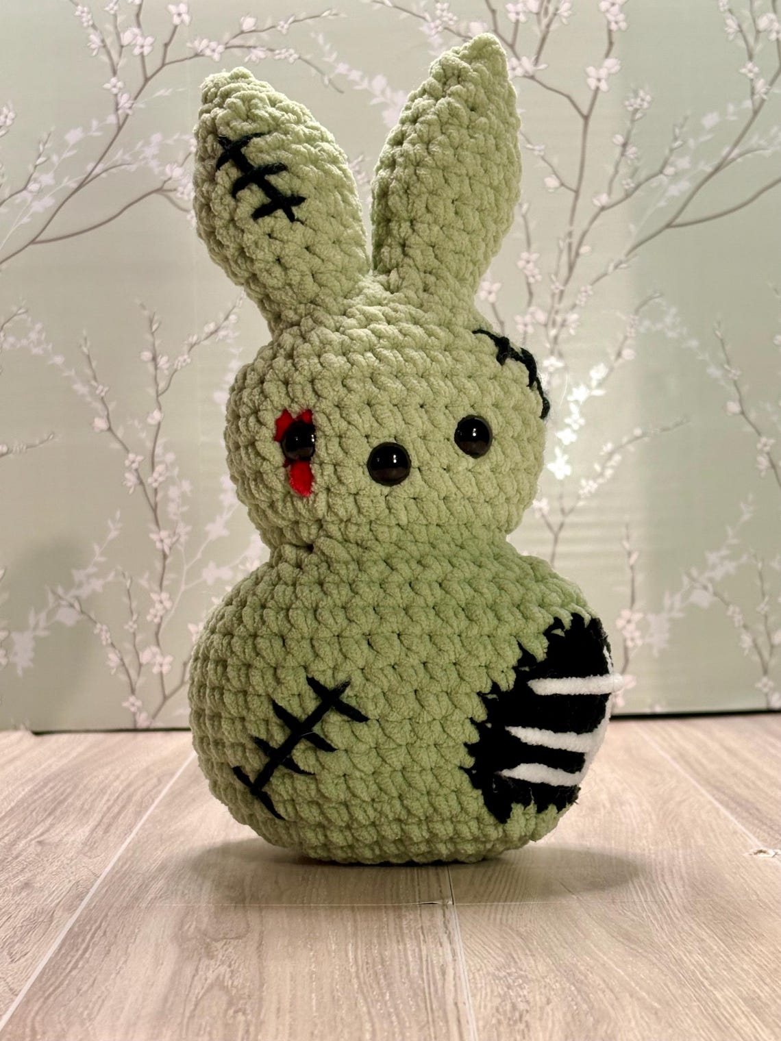 Low Sew Zomb-peep Crochet Pattern, PDF, Digital, Download, Zombie Bunny ...