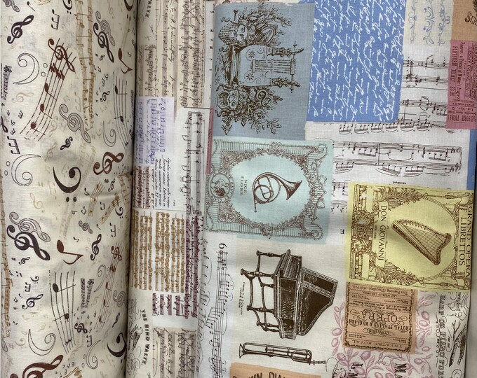 Nutex Symphony Collection 100% Cotton Crafting Fabric. Crafting, Sewing ...