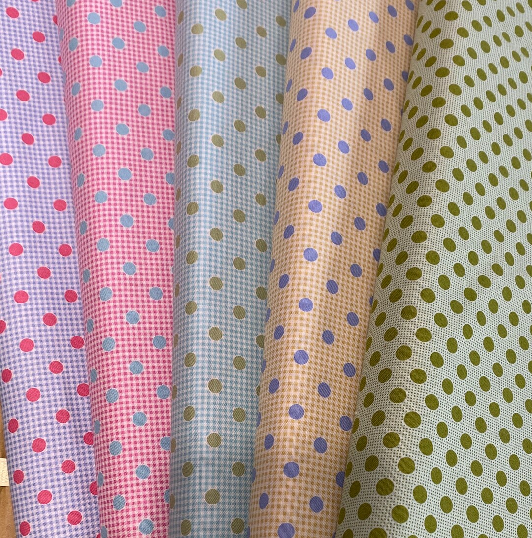 TILDA Cotton Fabric, Happy Campers Collection, Gingdot Quilting ...