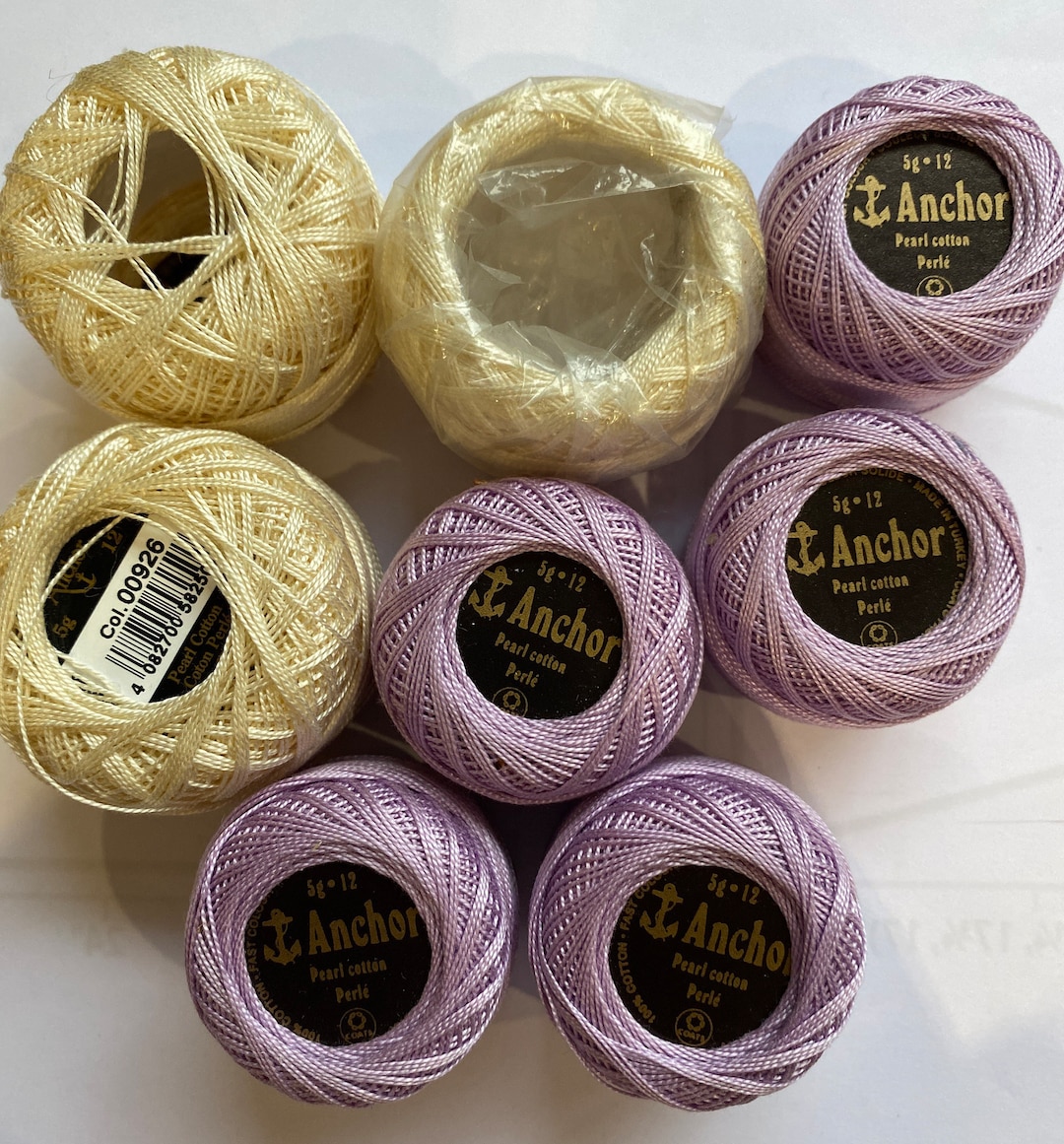 Anchor Perle Pearl Cotton Size 12. 5g per Spool. LIMITED STOCK - Etsy UK