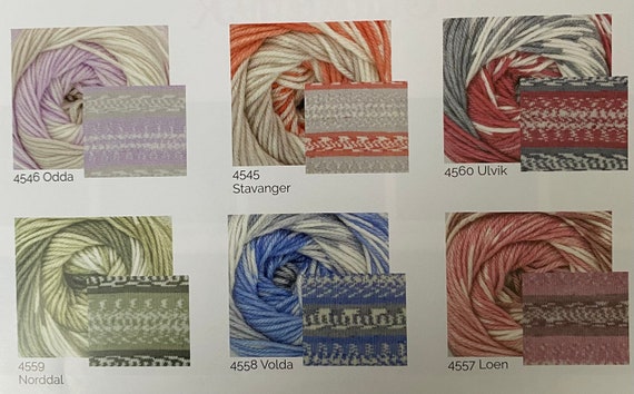 Kingcole Fjord Self Patterning Fair Isle Effect Wool 100% - Etsy UK