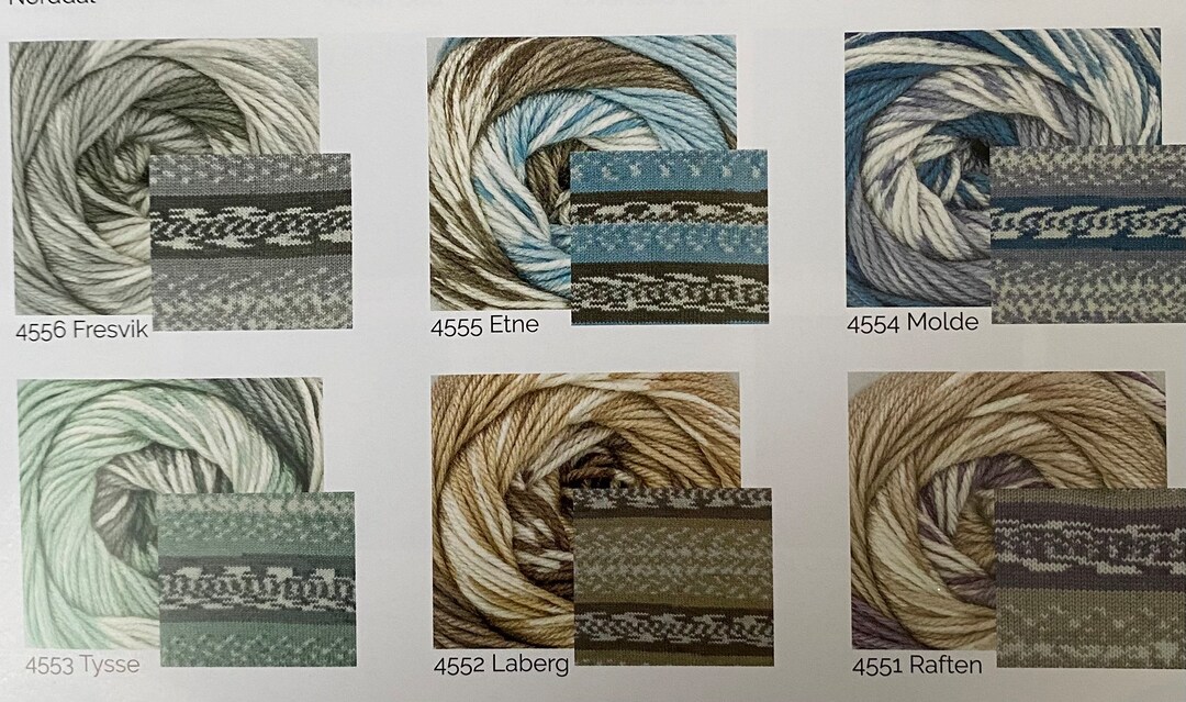 Kingcole Fjord DK Yarn, Self Patterning Fair Isle, Antipilling Acrylic ...