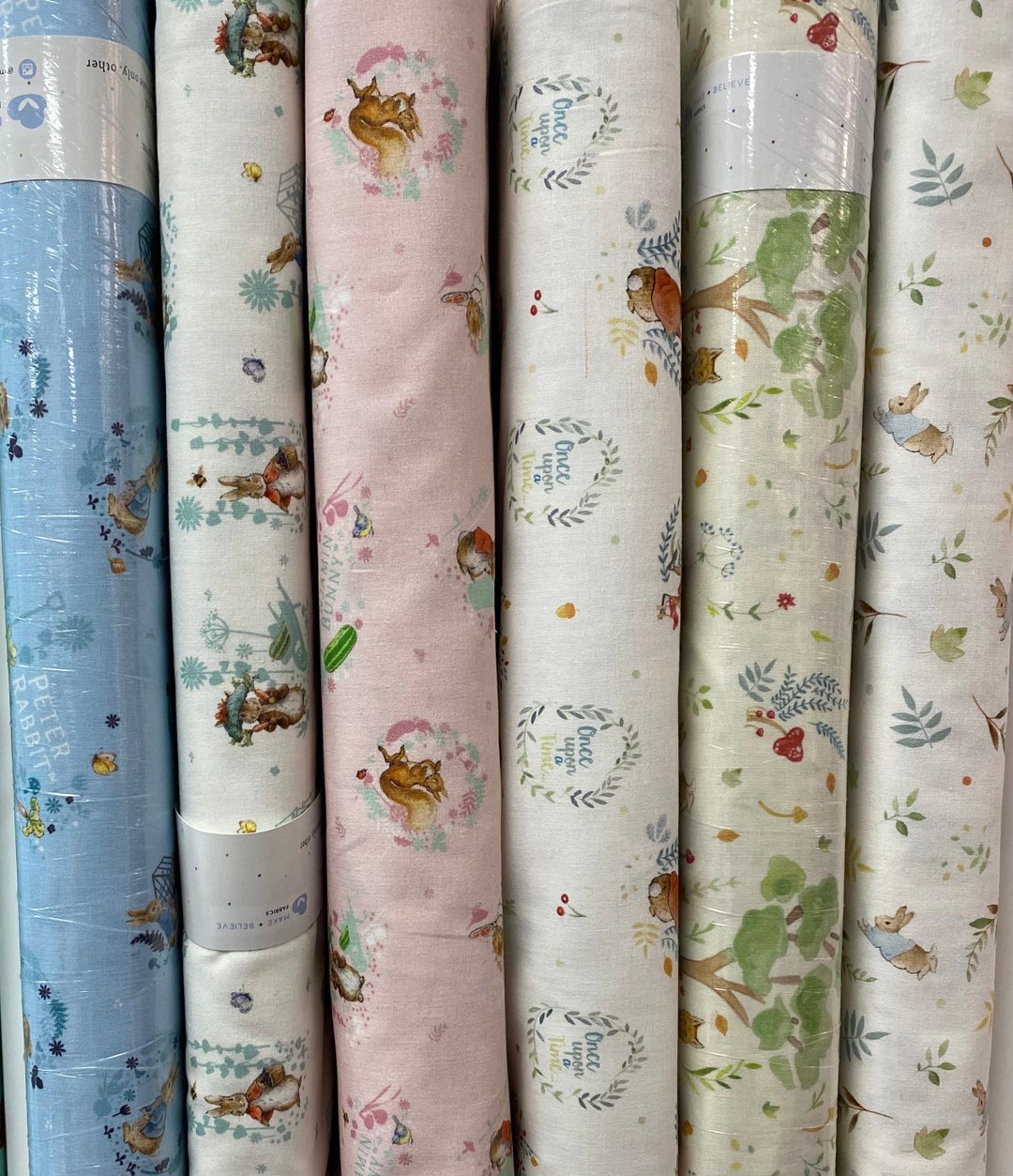 Peter Rabbit Fabric. Beatrix Potter. 100% Organic Cotton,quilting ...