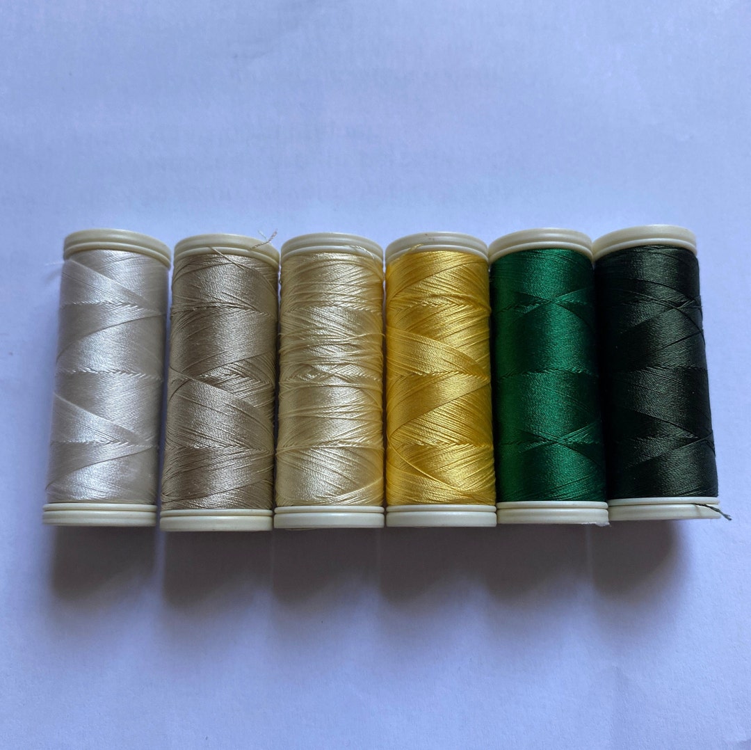 100% Silk Thread. Seta Reale. 80 Metres per Spool. LIMITED STOCK - Etsy UK