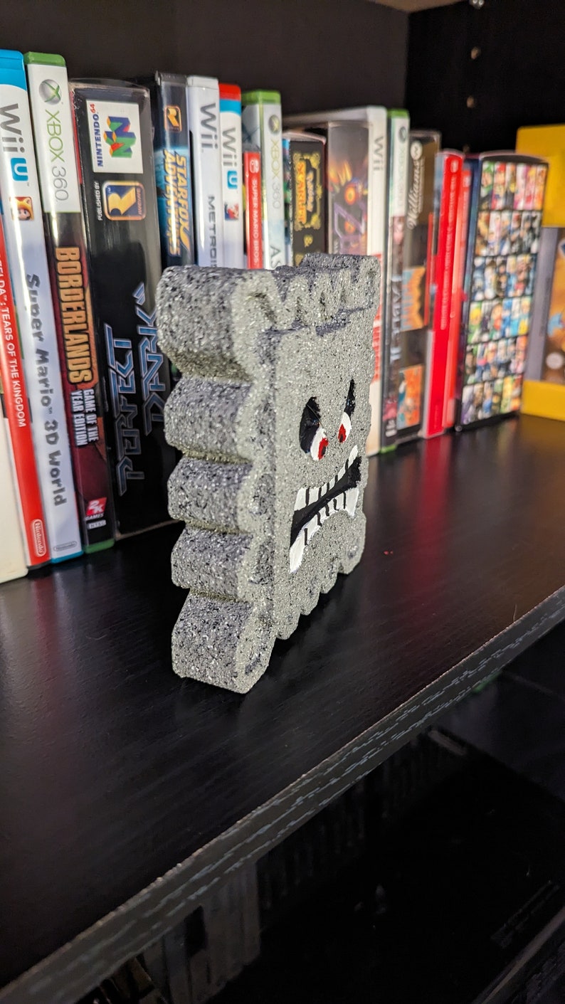 Thwomp of Super Mario Bros - Etsy