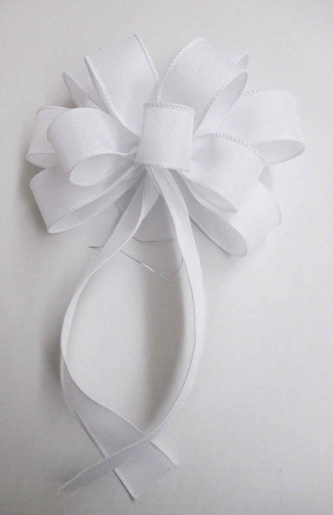 8" Petite White Spring Wreath Bow - Etsy