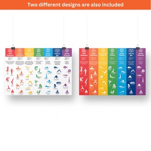 Chakra Printable Poster for Yoga Poses, Printable Chakra Balancing ...