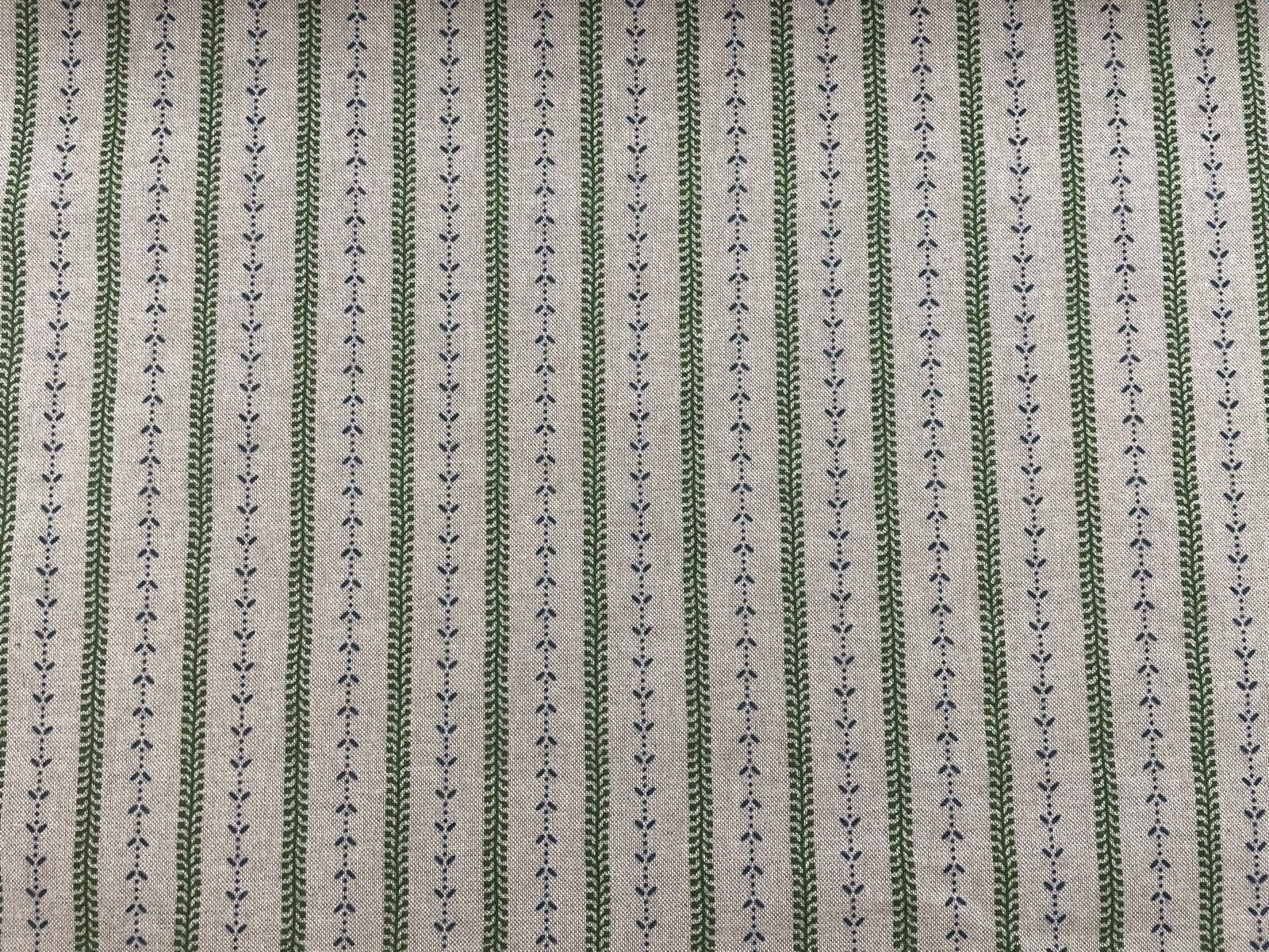 Grimaldi Regency Stripe Linen Curtain Blind Upholstery Fabric - 4 ...