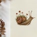 Garden Snail Art Print Wildlife Illustration Nature Poster - Etsy