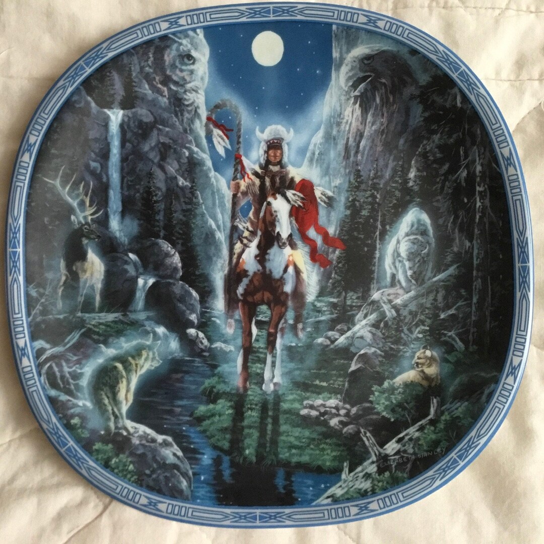 The Cheyenne Prophet” - “visions of the Sacred” Series of Plates - Etsy