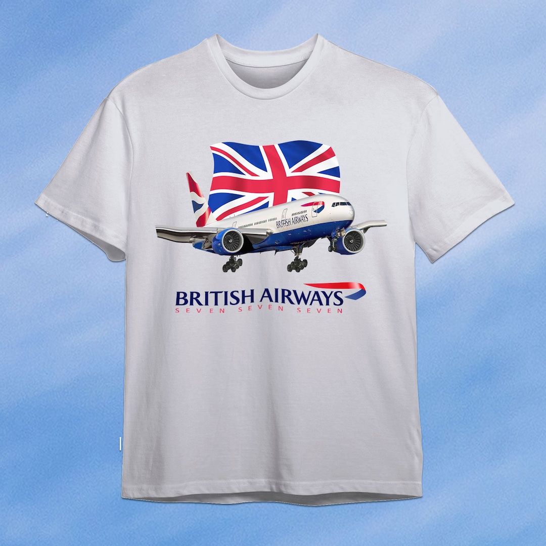 British Airways 777 T-shirt - Etsy