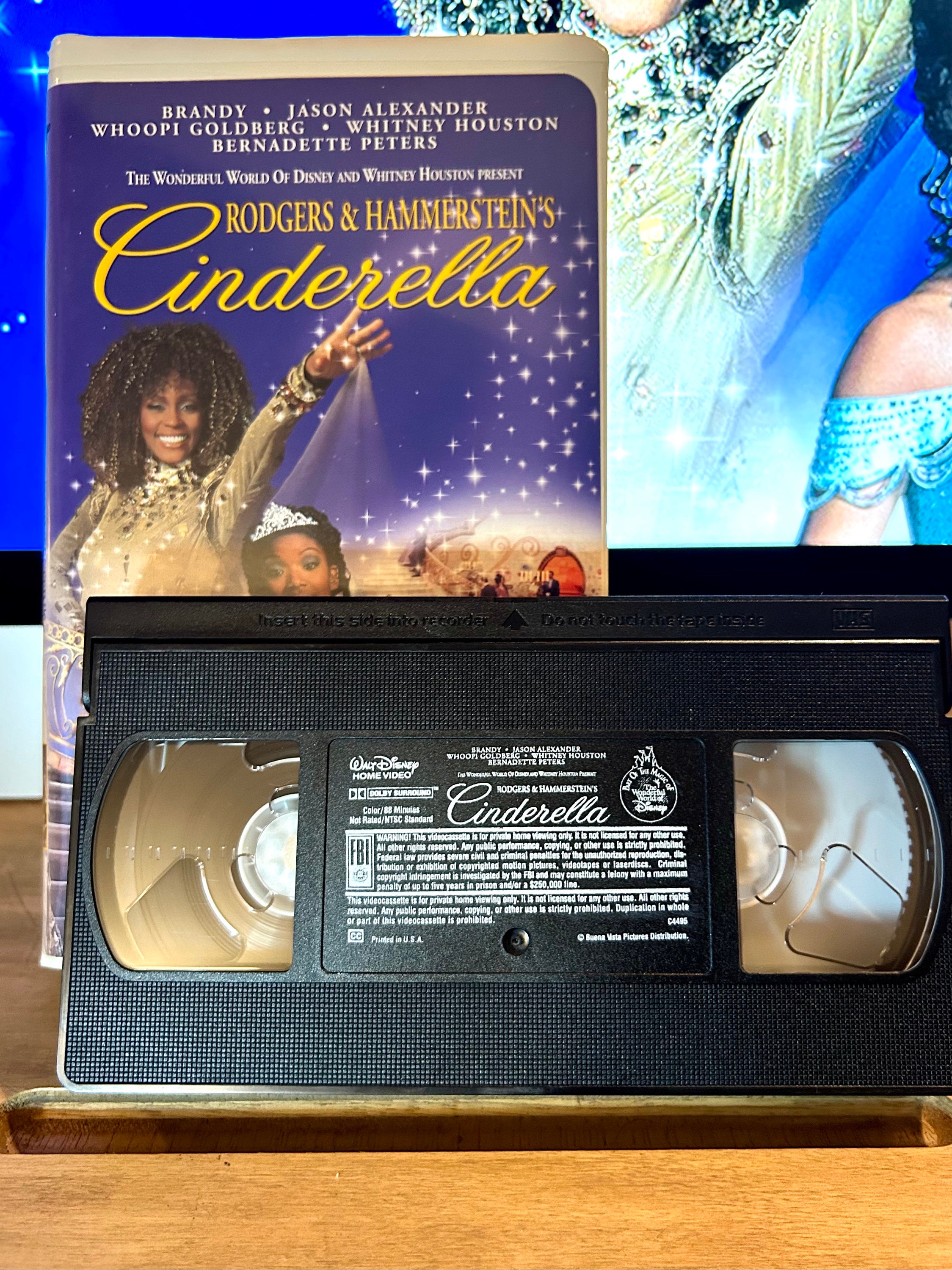 Rodgers & Hammerstein's Cinderella VHS, 1997 Disney Movie - Etsy