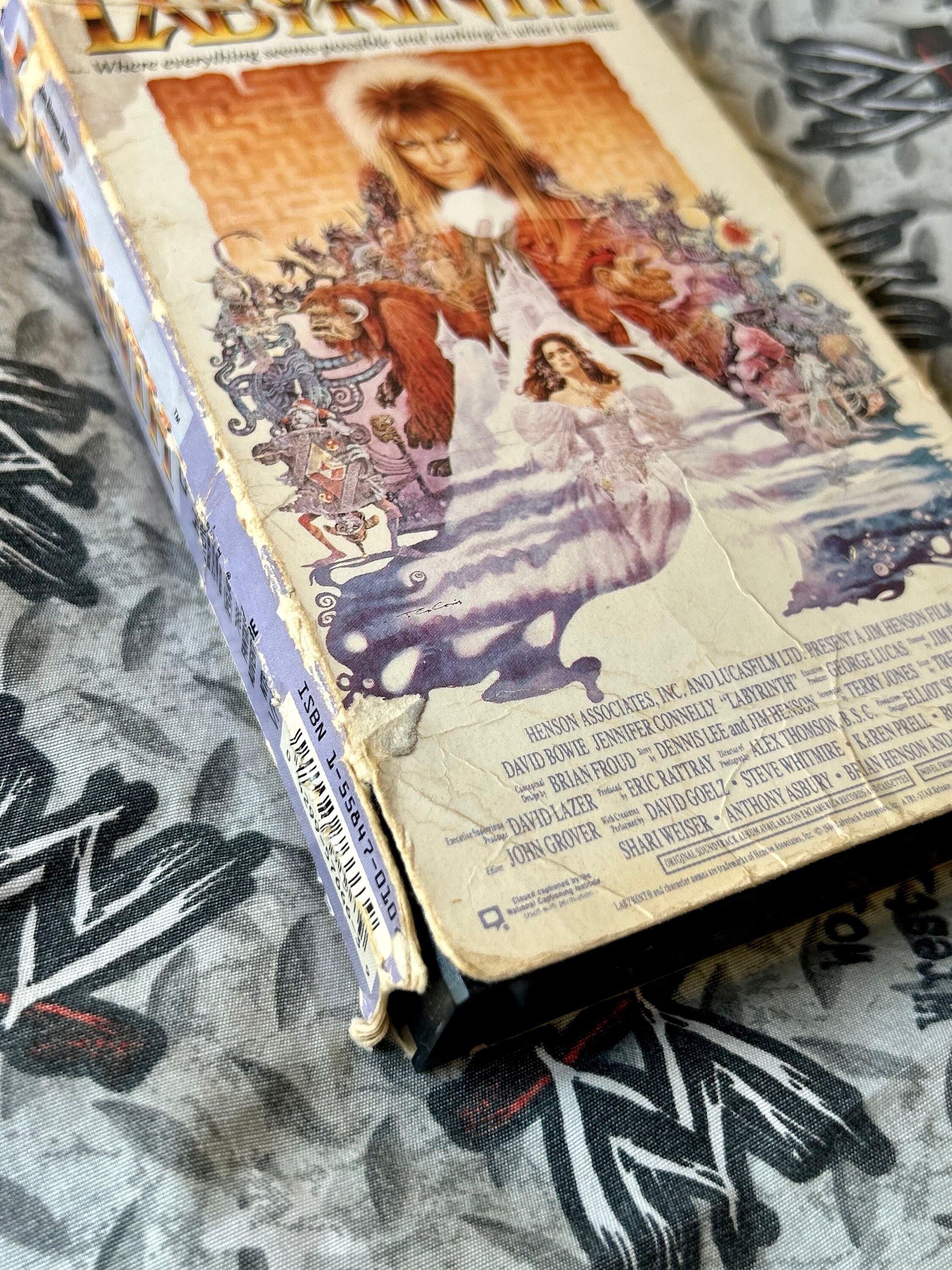 Labyrinth 1986 VHS David Bowie Original Case - Etsy