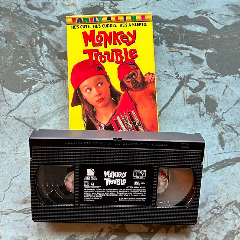 Monkey Trouble vhs, 1994 Movie - Etsy