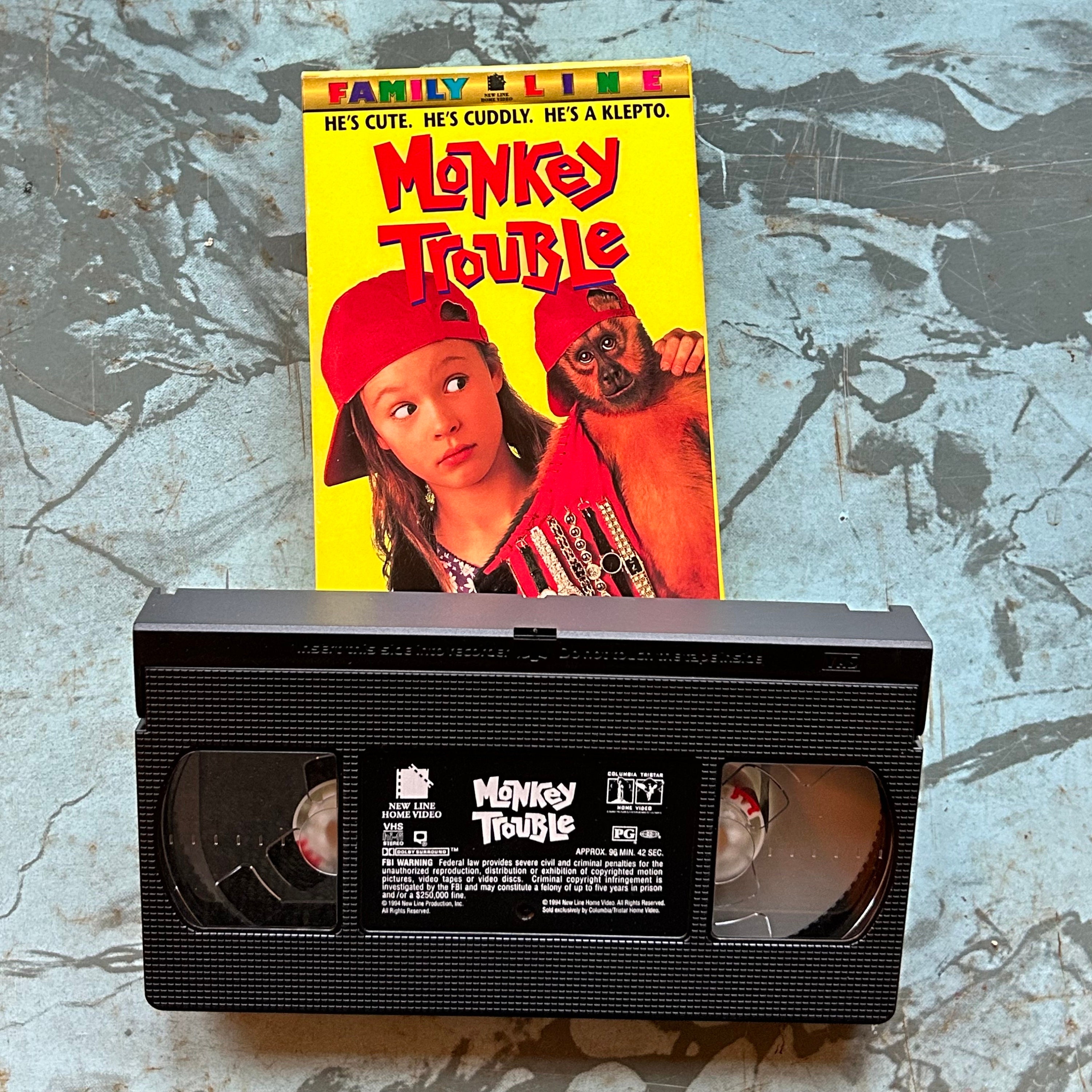 Monkey Trouble vhs, 1994 Movie - Etsy
