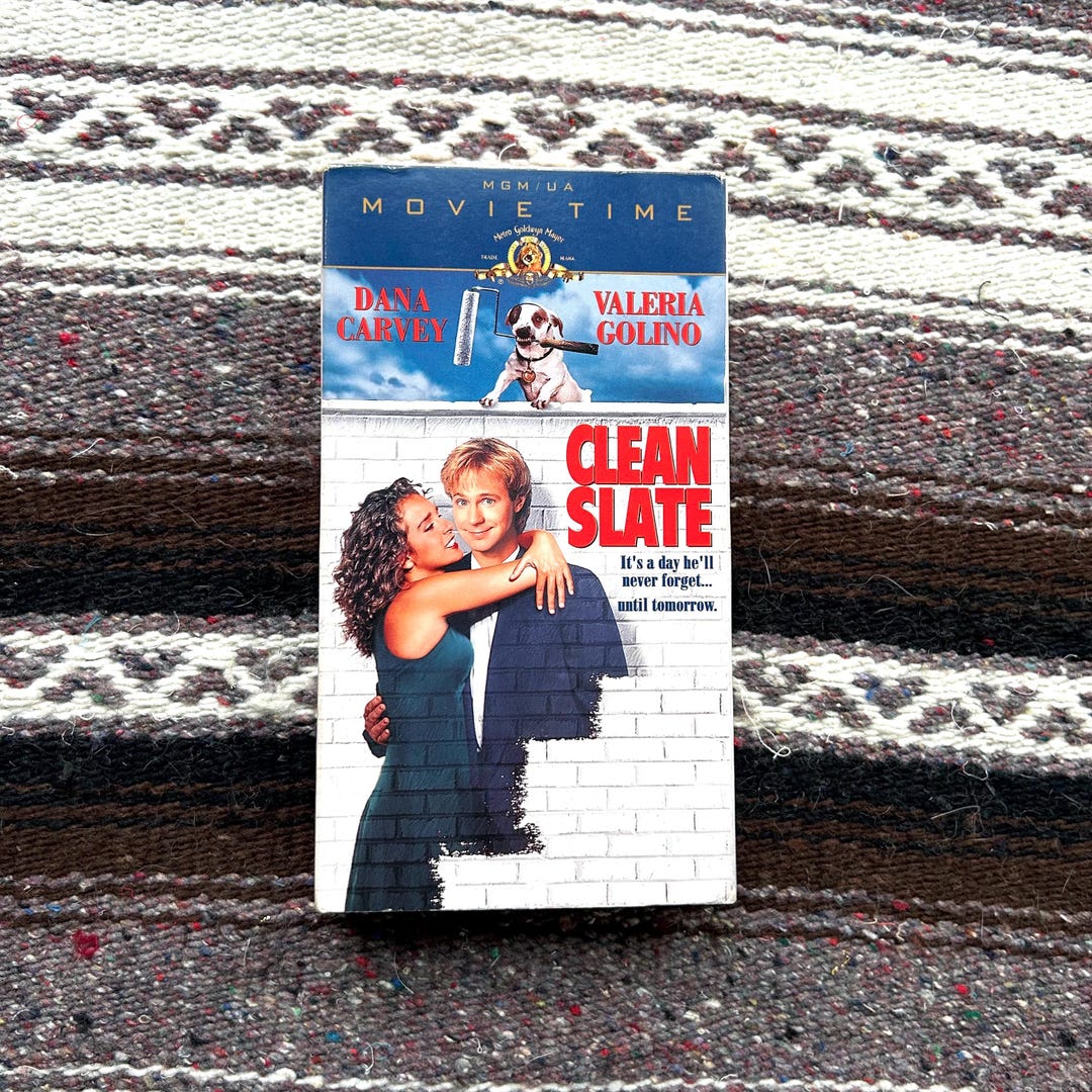 Clean Slate (VHS, 1994) Comedy Movie - Etsy