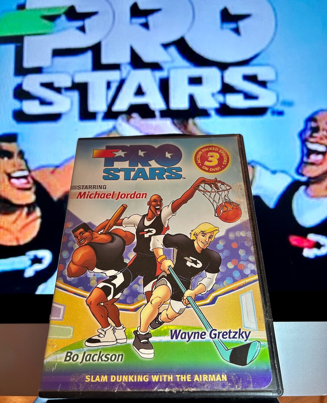 Pro Stars (DVD, 1991) Michael Jordan Bo Jackson Wayne Gretzky Show - Etsy