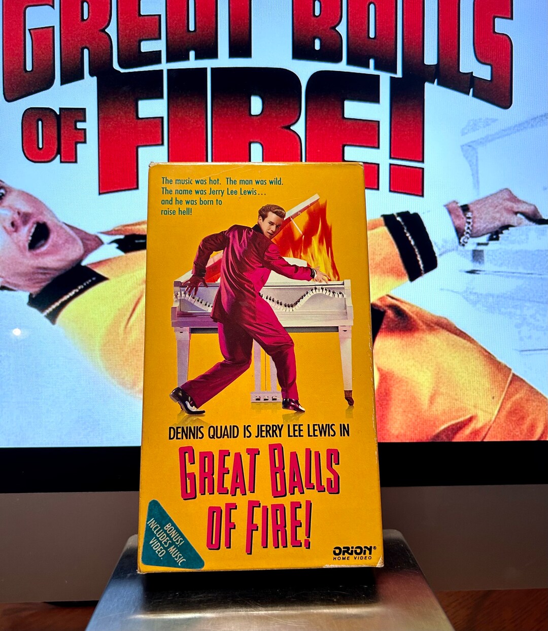Great Balls of Fire (VHS,1989) Music Movie - Etsy