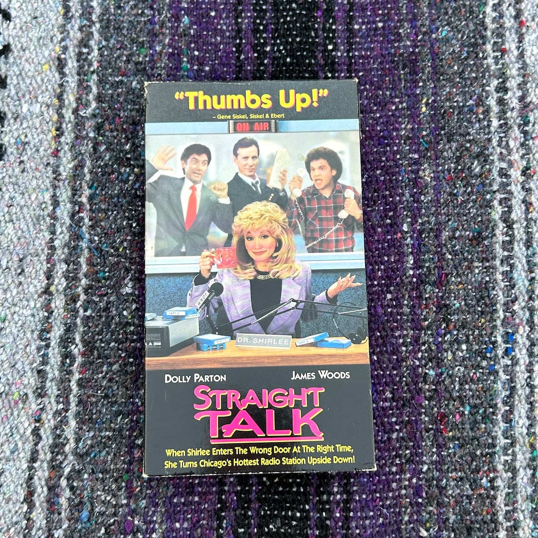 Straight Talk (VHS, 1992) Comedy Movie - Etsy