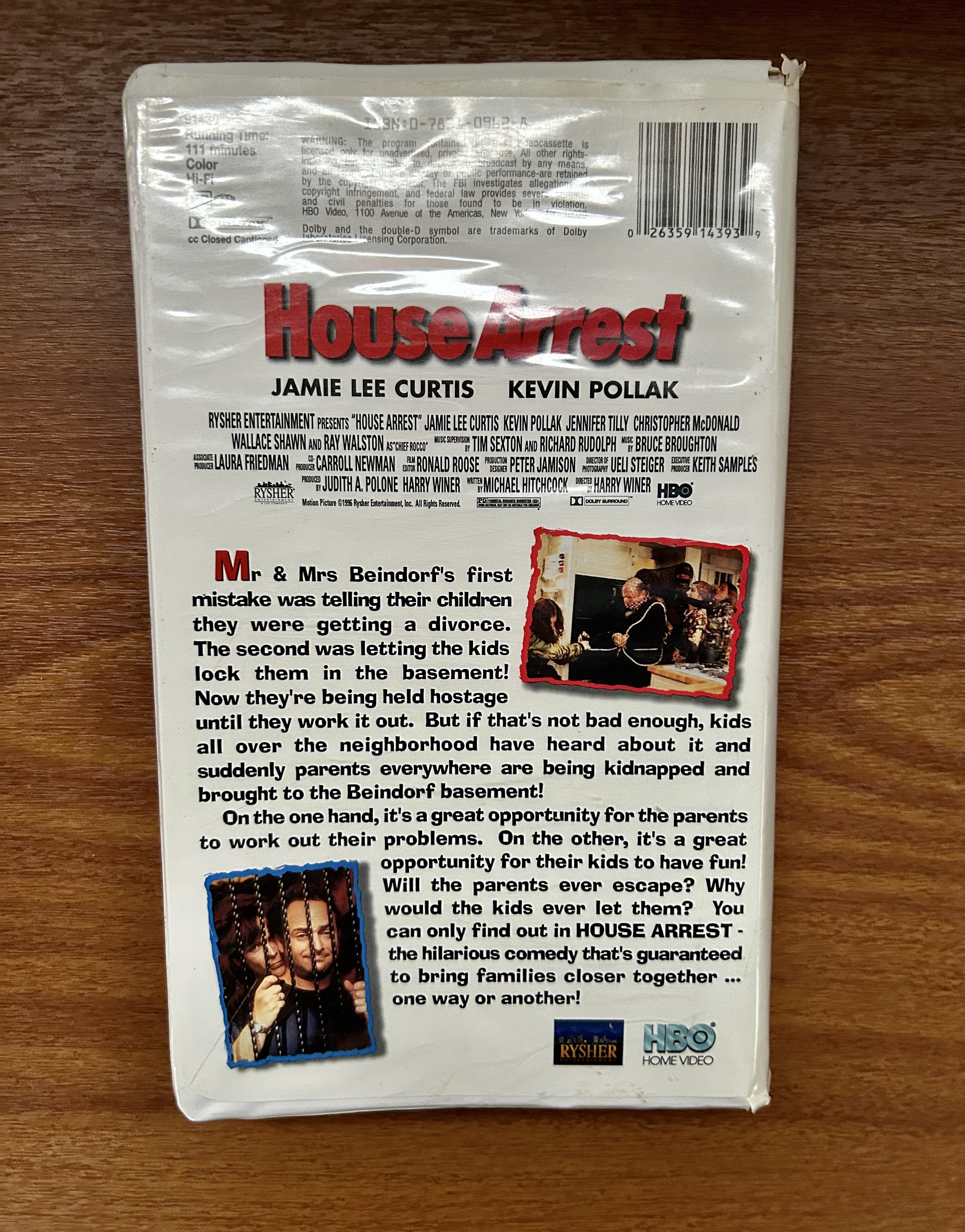House Arrest (1996, VHS) HBO Home Video - Etsy