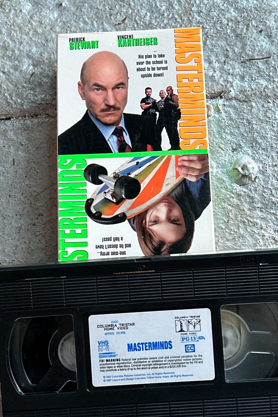 Masterminds 1997 Vhs Patrick Stewart - Etsy