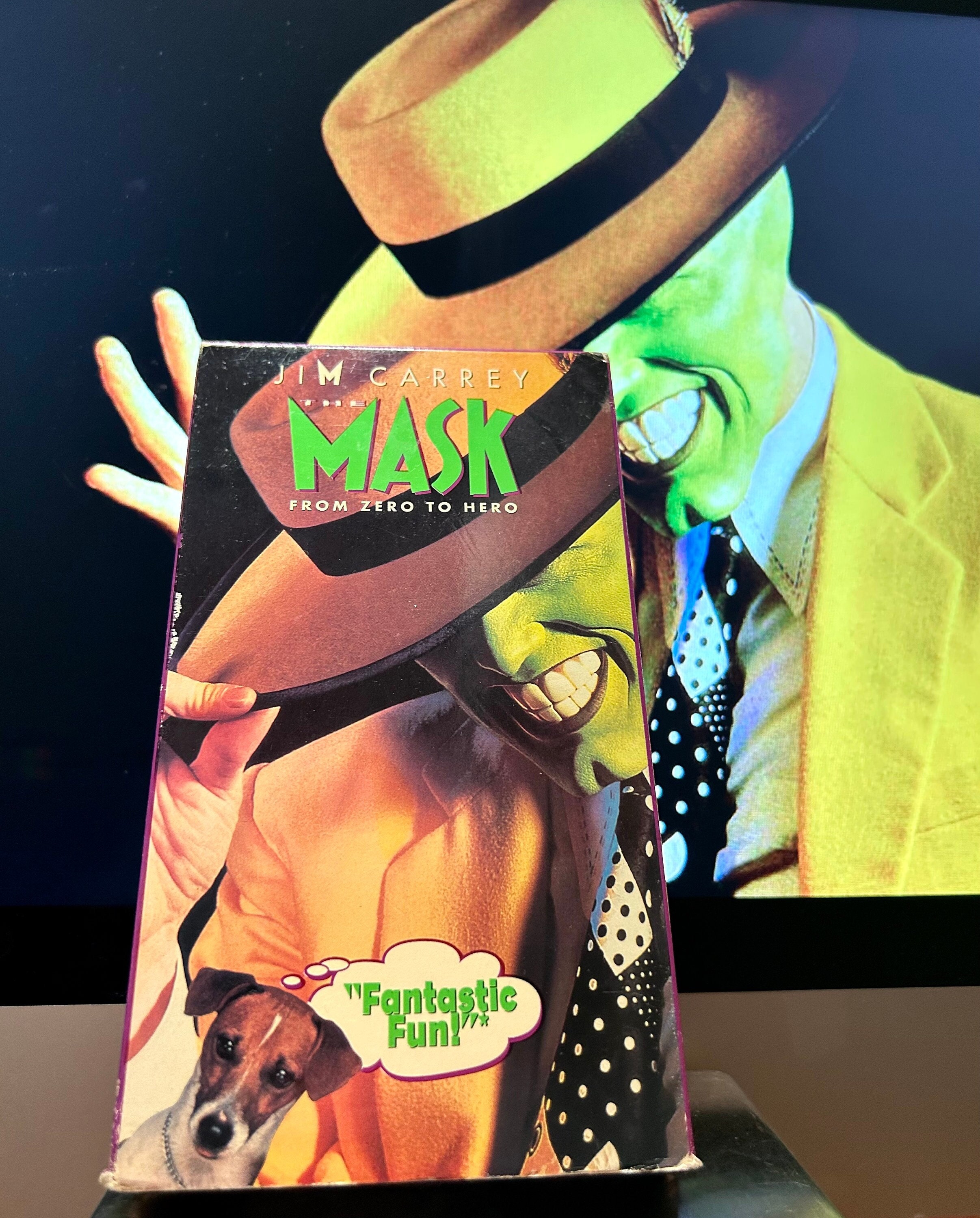 The Mask 1994, VHS Jim Carrey Movie - Etsy