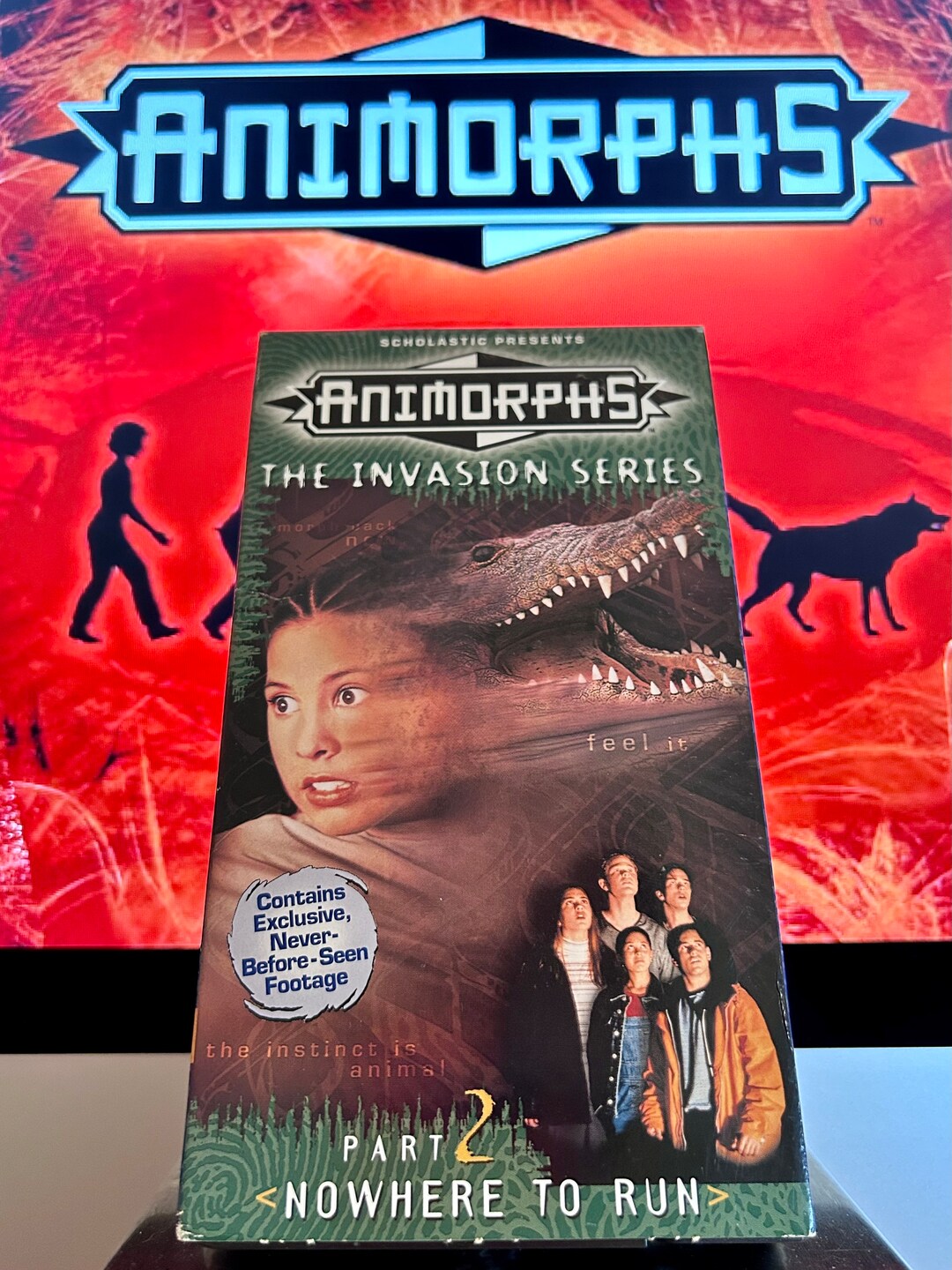 Animorphs the Invasion Series Part 2 Nowhere to Run (VHS,1998) - Etsy