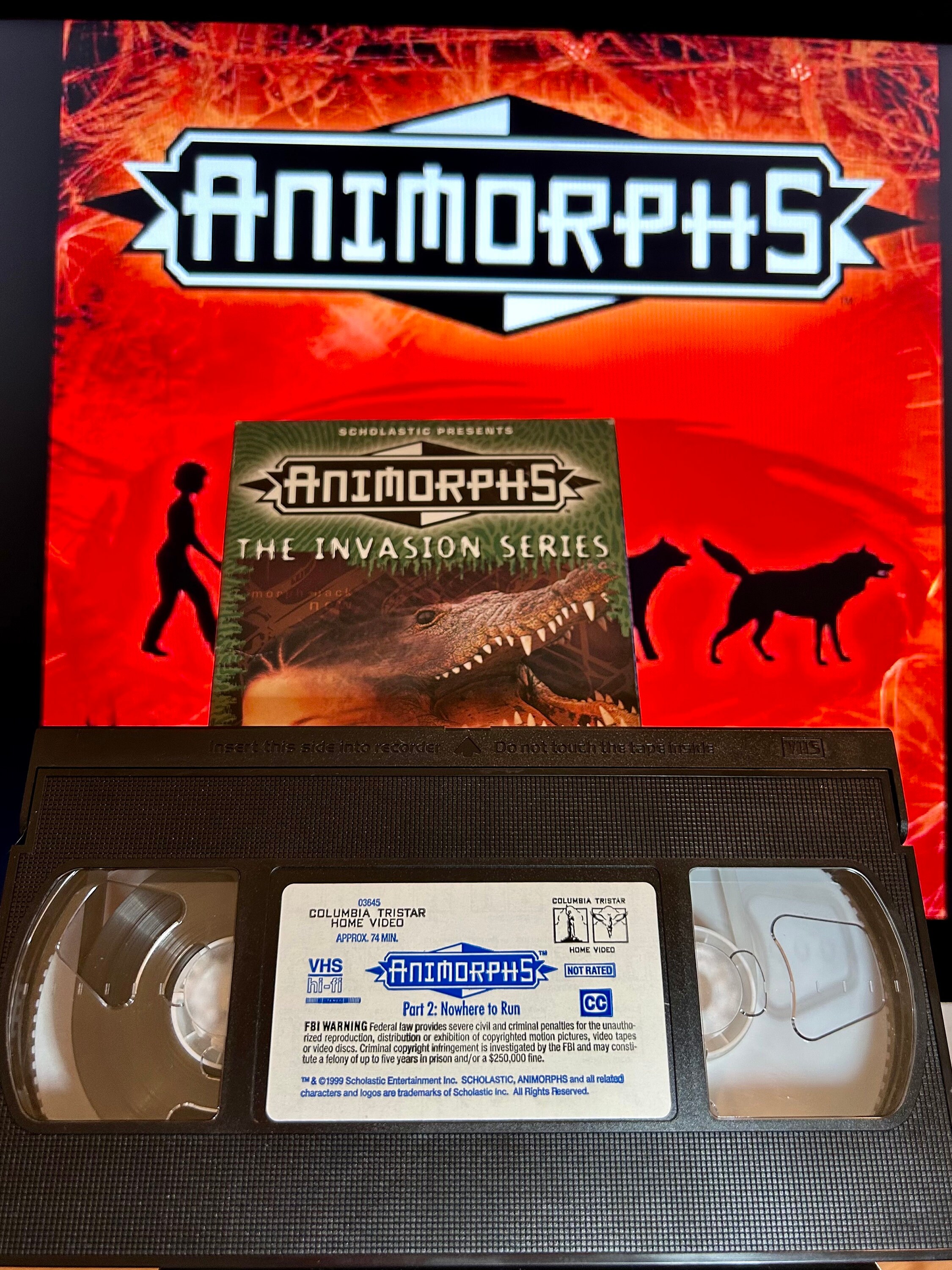 Animorphs the Invasion Series Part 2 Nowhere to Run VHS,1998 - Etsy