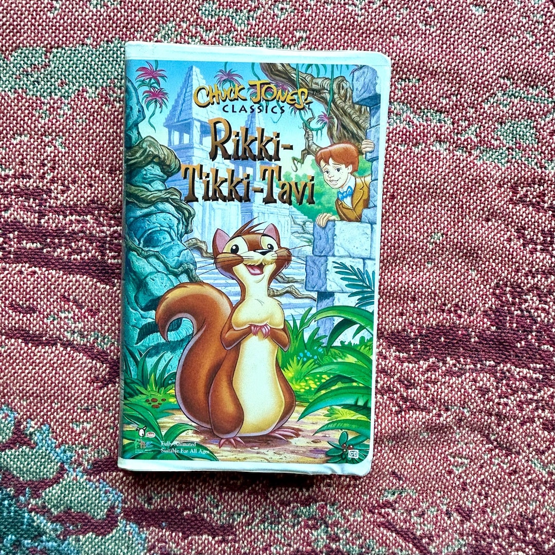 Rikki-tikki-tavi 1975 VHS Chuck Jones Classics Animated Film Orson ...
