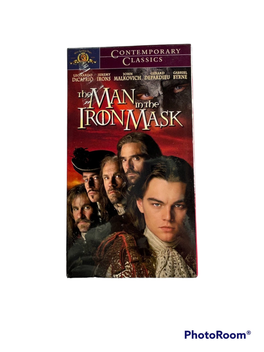 The Man in the Iron Mask VHS Tape 1997 • Leonardo Dicaprio • New ...